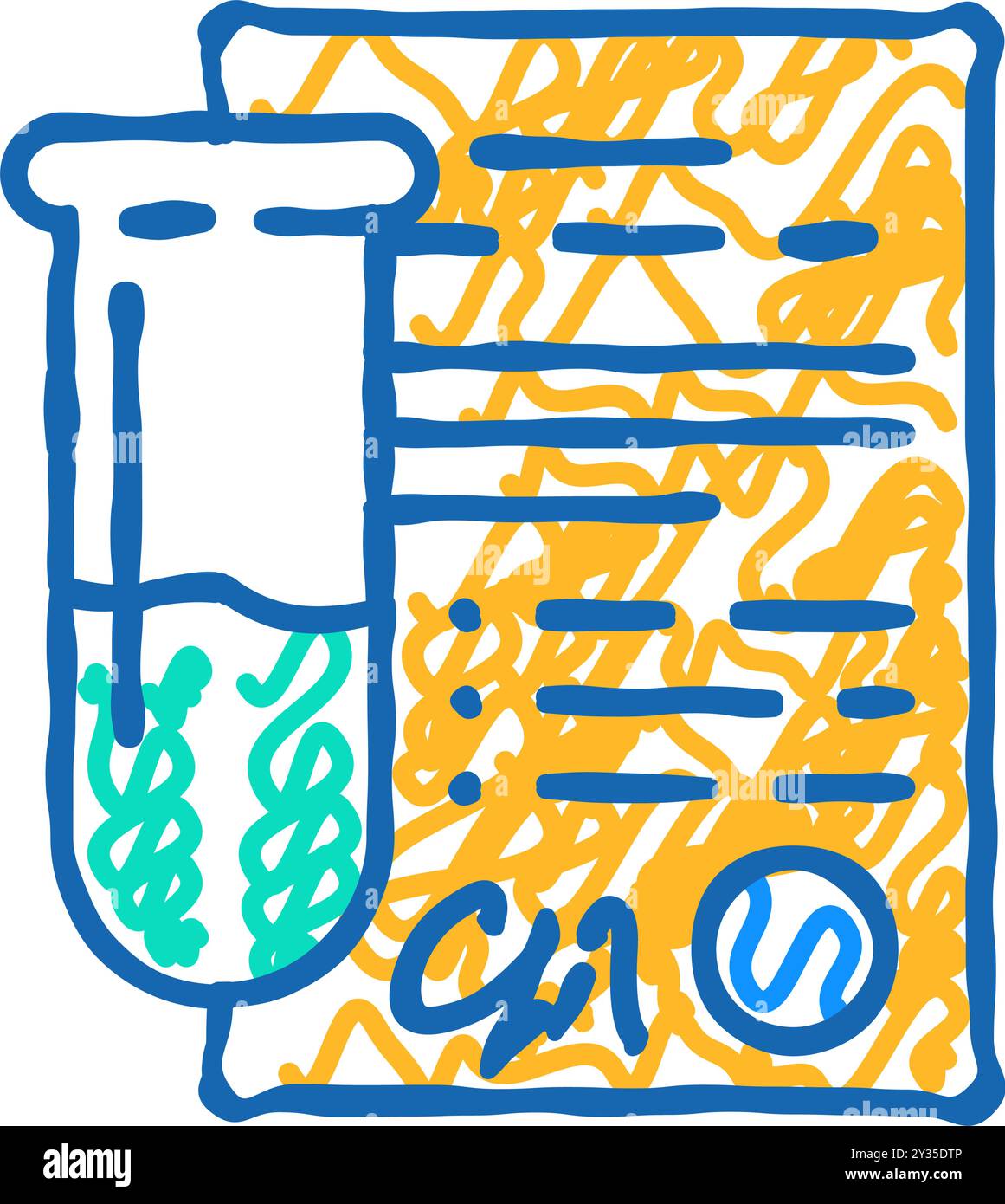 Protein test tube icon hi-res stock photography and images - Alamy