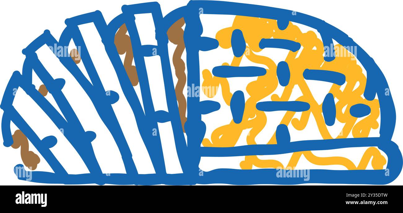 smoked meat icon doodle illustration Stock Vector Image & Art - Alamy