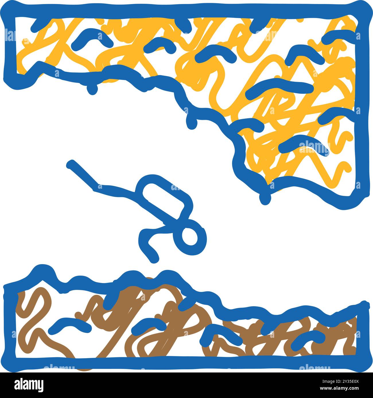 diving in rocks and caves icon doodle illustration Stock Vector Image ...