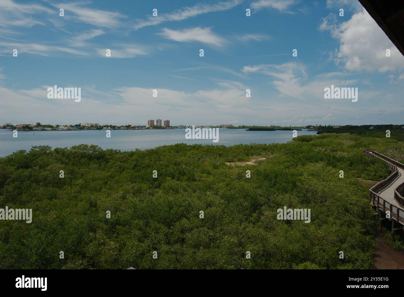 Leading lines of a zig zag wood nature trail hi-res stock photography and images - Alamy