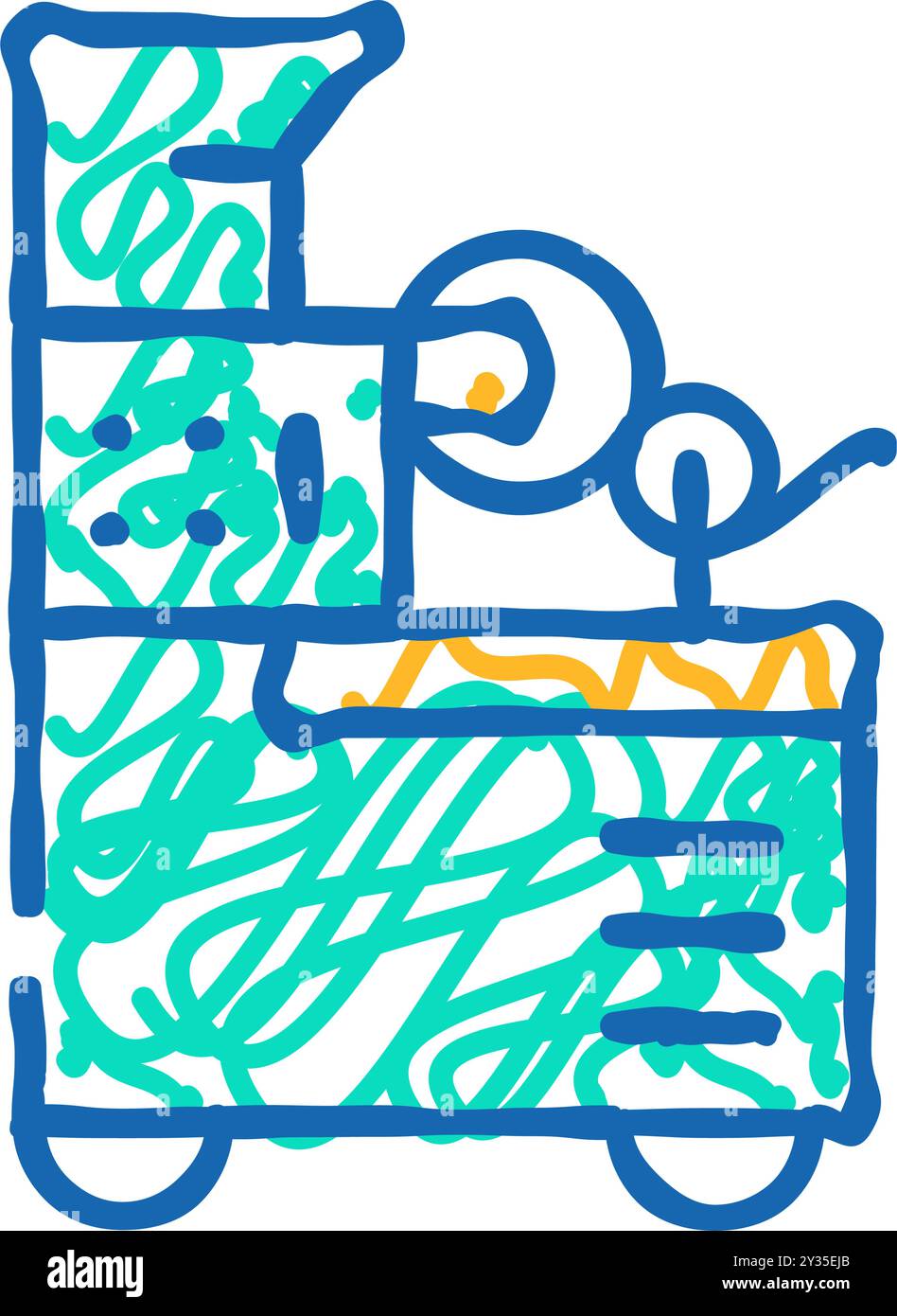 packing machines icon doodle illustration Stock Vector Image & Art - Alamy