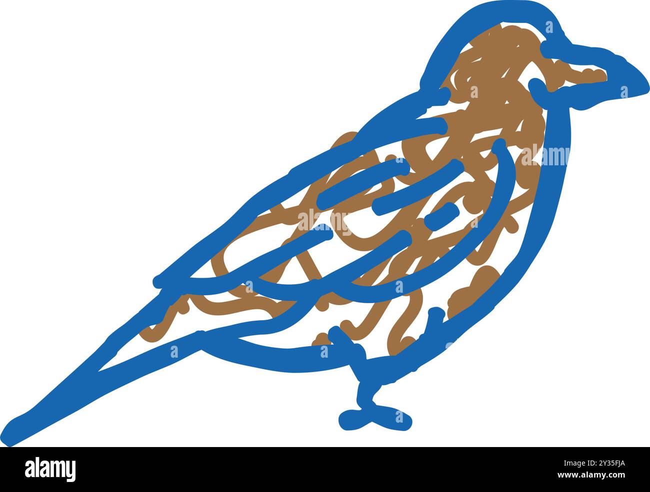 raven bird icon doodle illustration Stock Vector Image & Art - Alamy