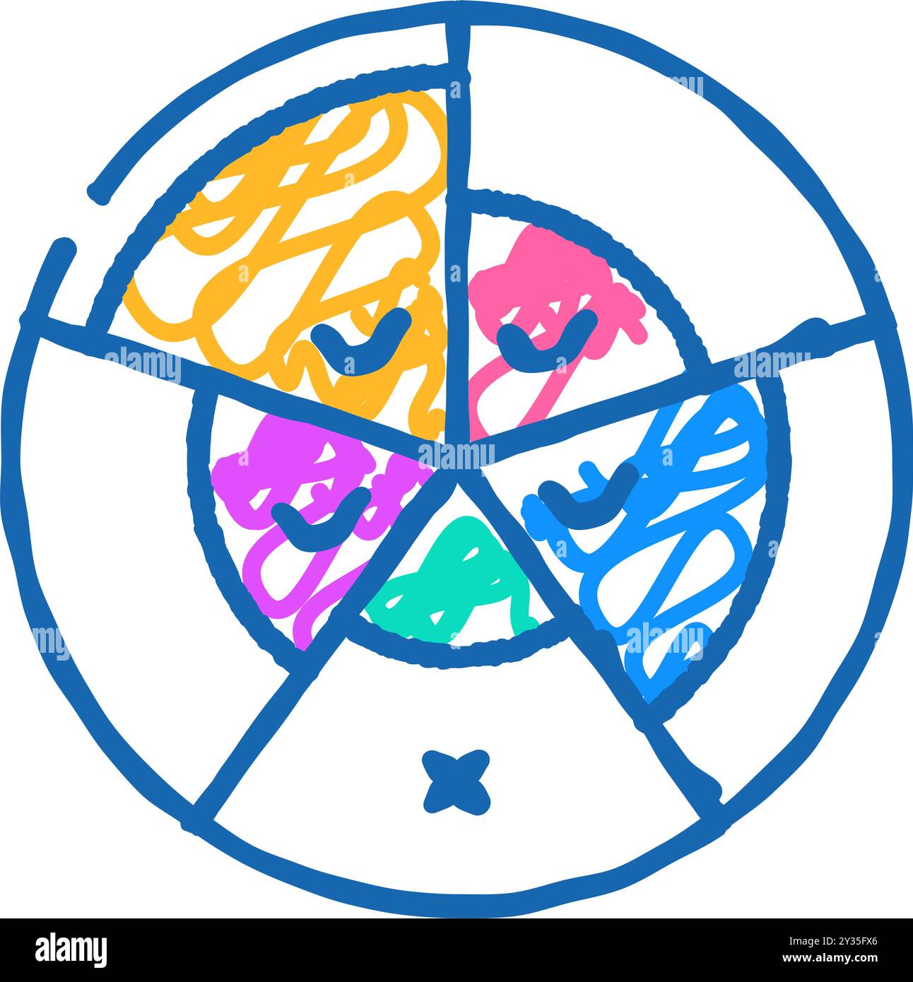 balance wheel icon doodle illustration Stock Vector Image & Art - Alamy