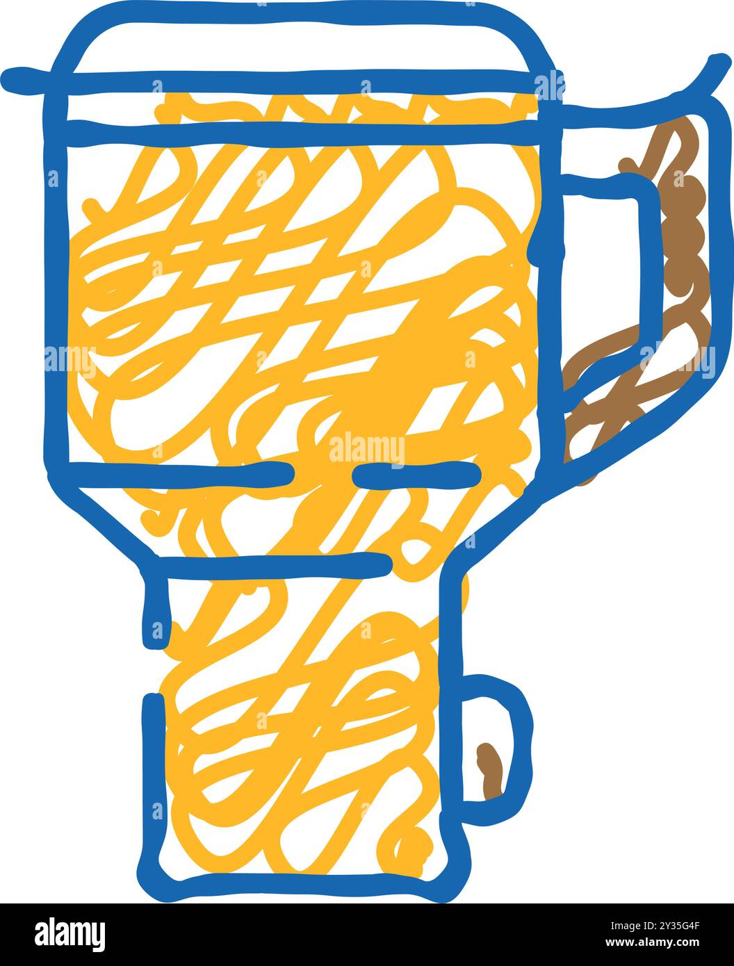 electrical cup icon doodle illustration Stock Vector Image & Art - Alamy