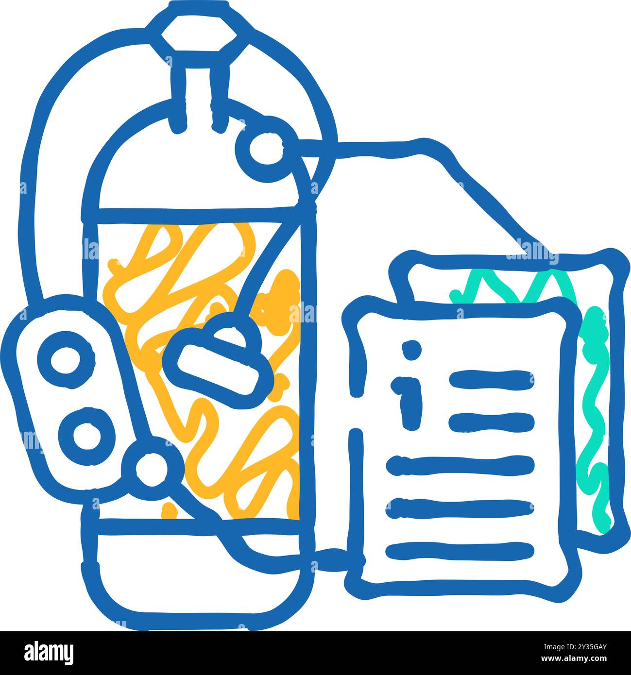 scuba diving instruction icon doodle illustration Stock Vector Image ...