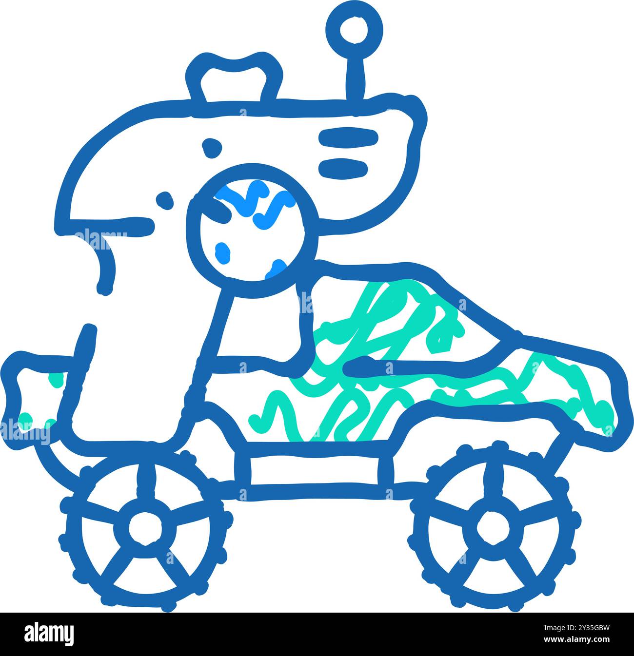 Radio controlled racing car Stock Vector Images - Alamy