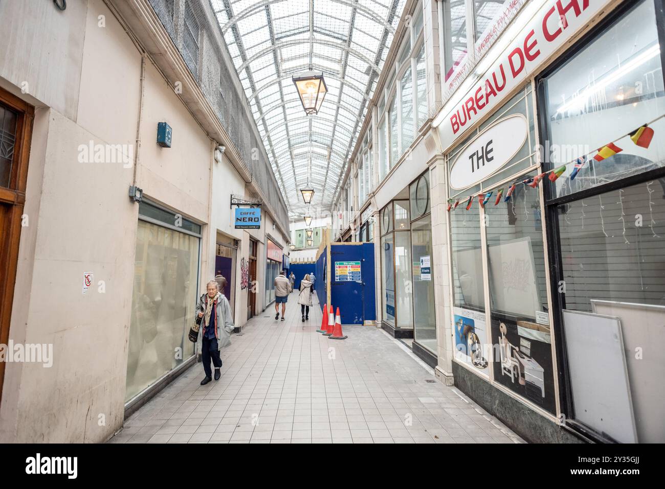 Brighton, September 10th 2024: Imperial Arcade in the city centre Stock ...