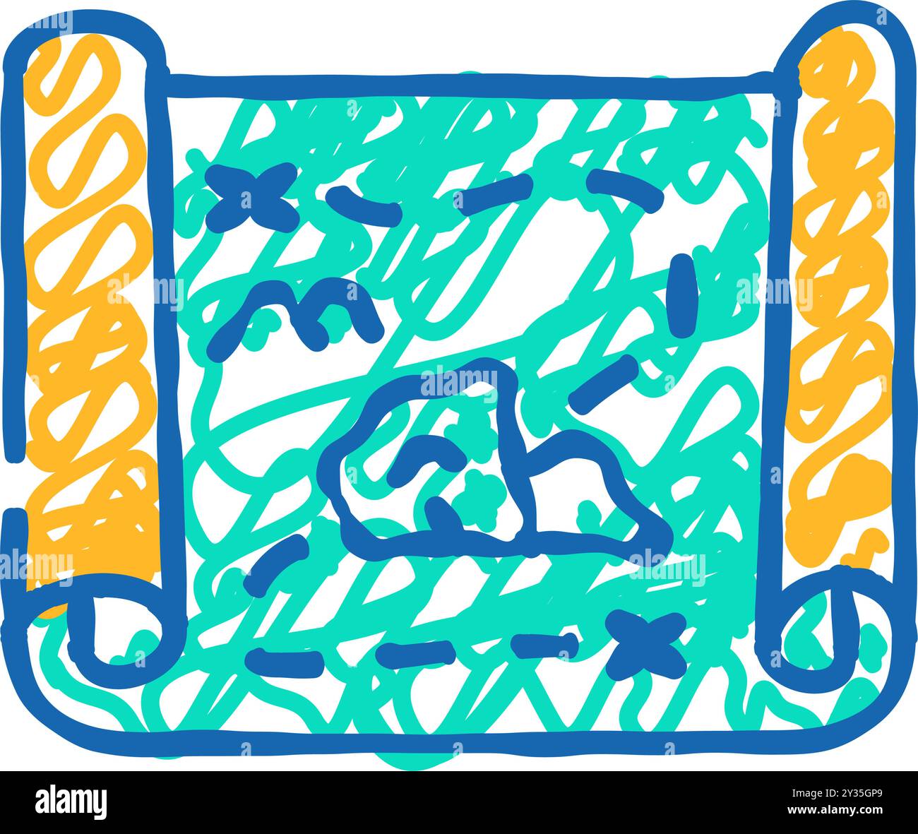 Finding treasure underwater Stock Vector Images - Alamy