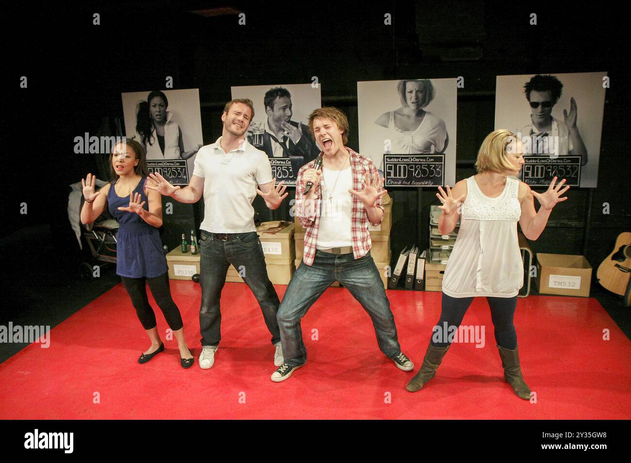 l-r: Kathryn Drysdale, Felix Scott, Hugh Skinner, Katie Lyons in ...