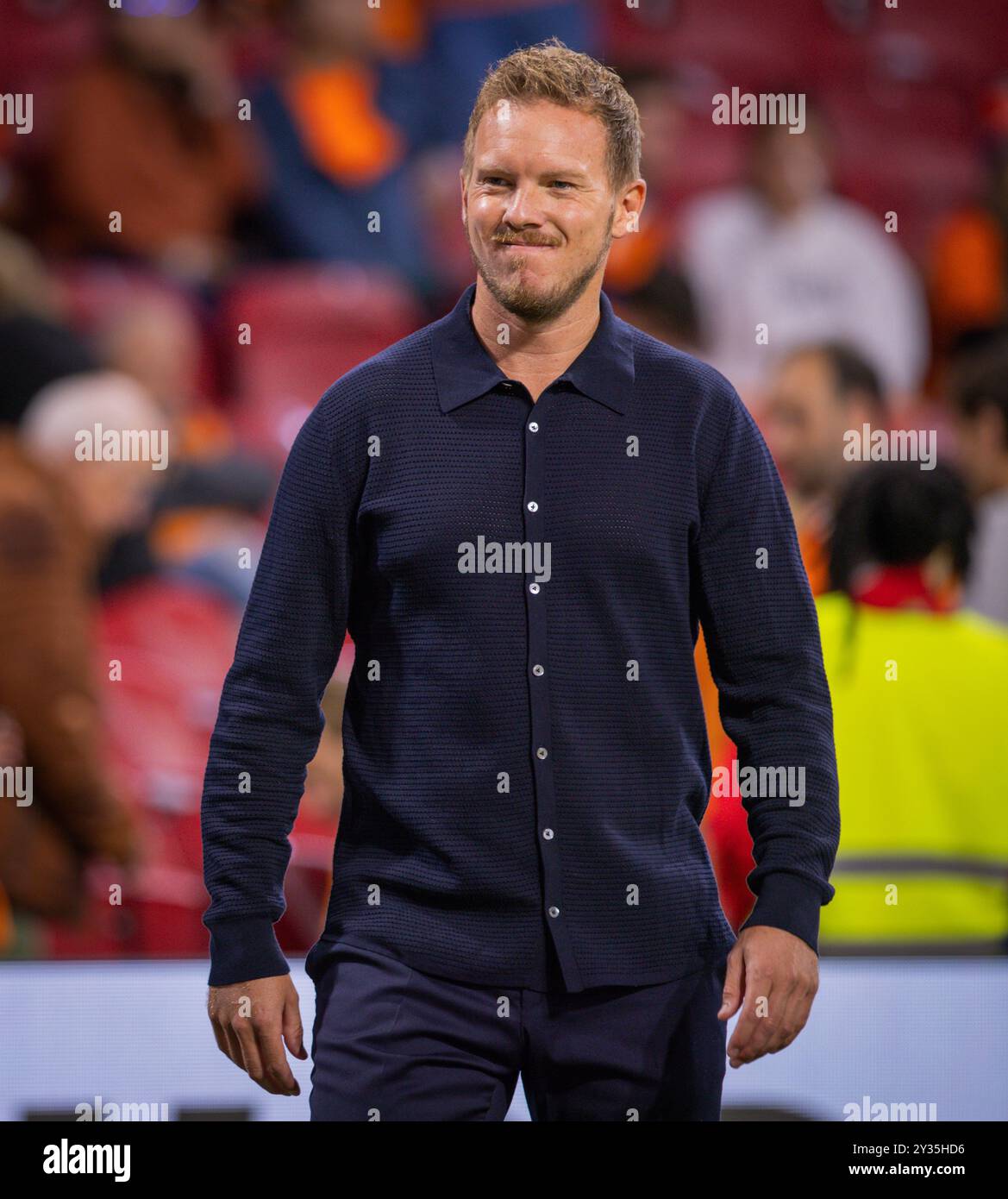 Amsterdam, Netherlands. 10th Sep 2024. Trainer Julian Nagelsmann ...