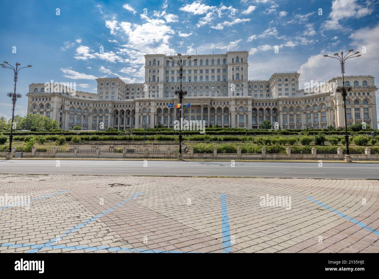 Palace of the Parliament (Romanian: Palatul Parlamentului), also known ...