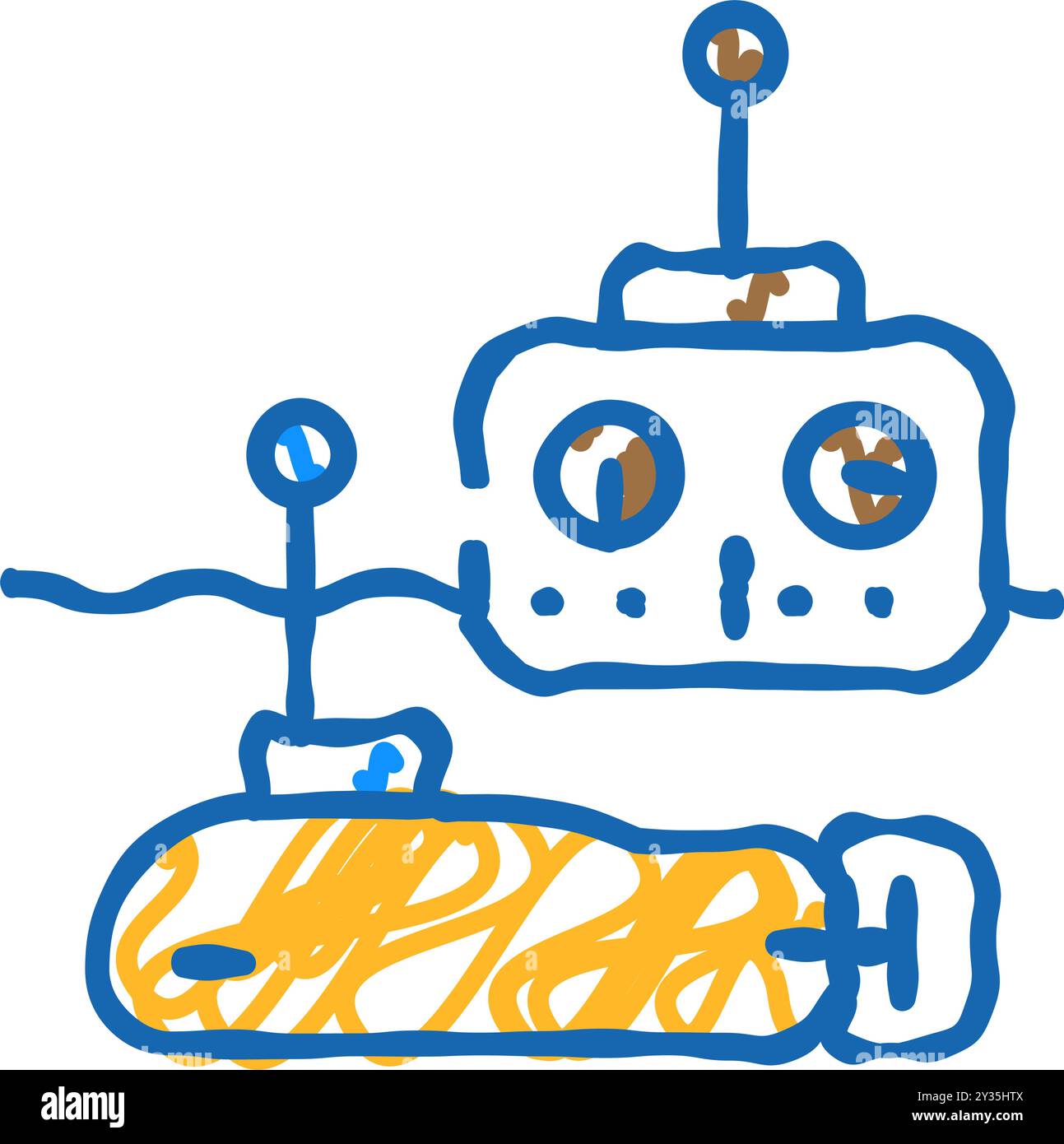 assembly of military models icon doodle illustration Stock Vector Image ...