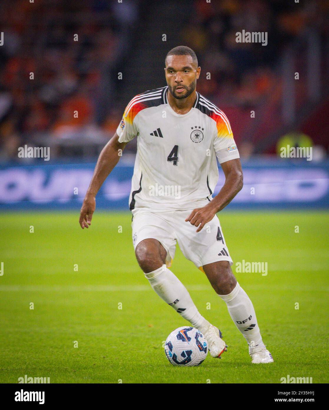 Amsterdam, Netherlands. 10th Sep 2024. Jonathan Tah (DFB) Netherlands ...