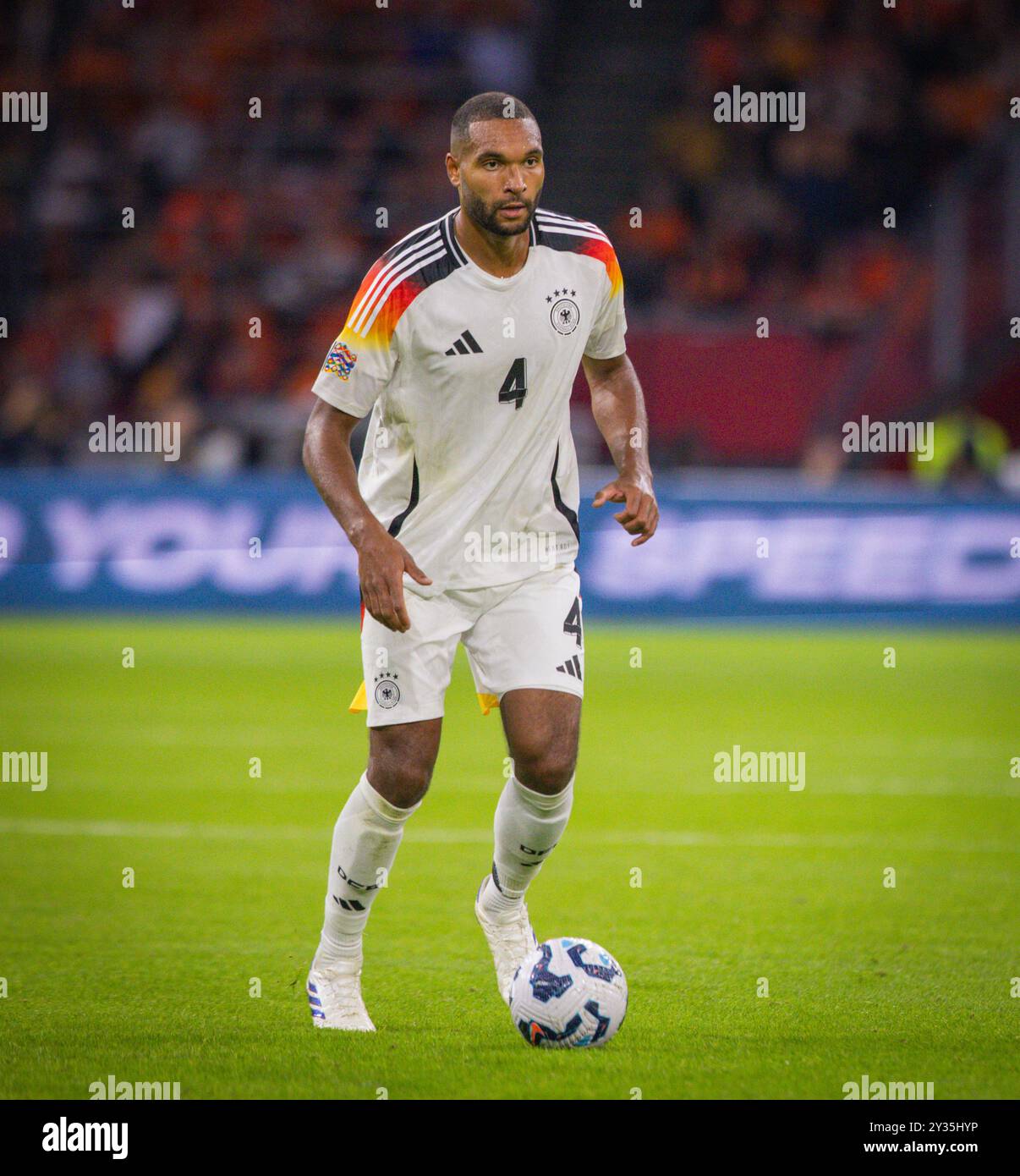 Amsterdam, Netherlands. 10th Sep 2024. Jonathan Tah (DFB) Netherlands ...