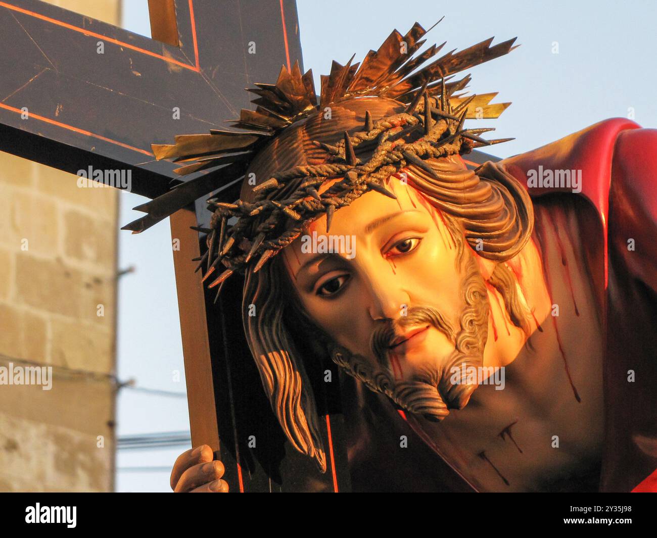 Statue of crucifixion of jesus holy week hi-res stock photography and ...