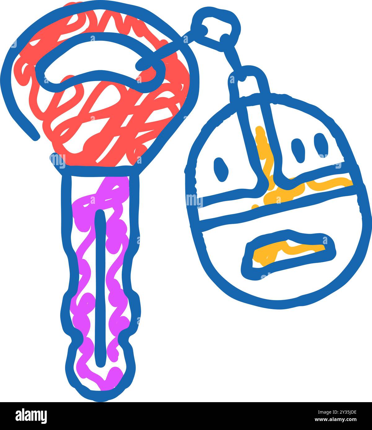 car key with fob icon doodle illustration Stock Vector Image & Art - Alamy