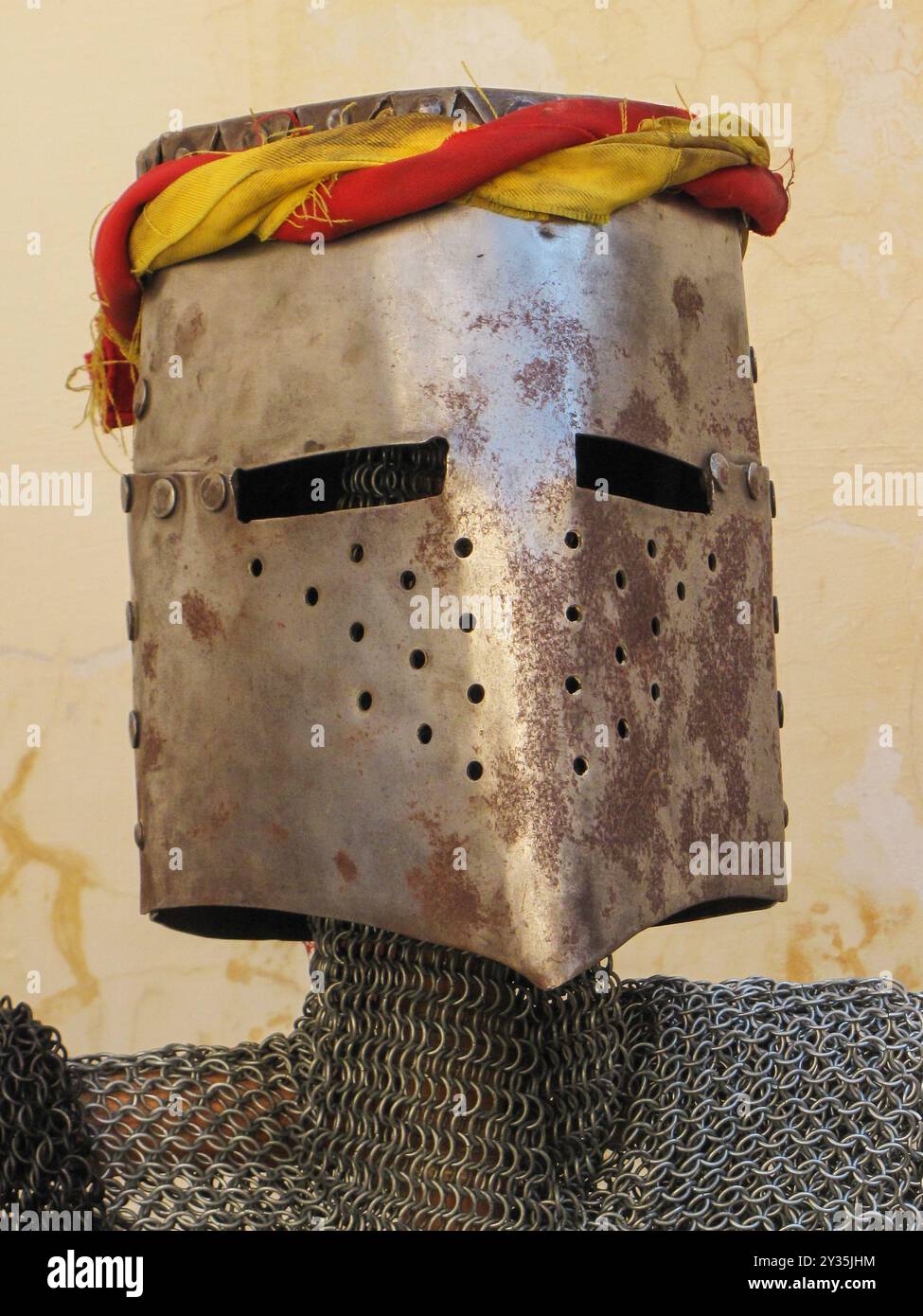 medieval knight helmet Stock Photo - Alamy