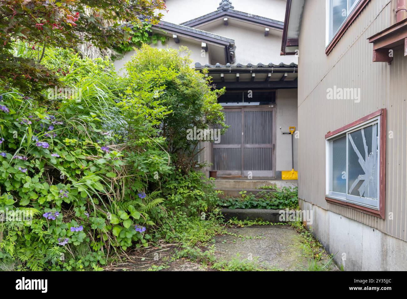 Abandoned house (Japanese: akiya), Kanazawa, Ishikawa, Japan Stock ...