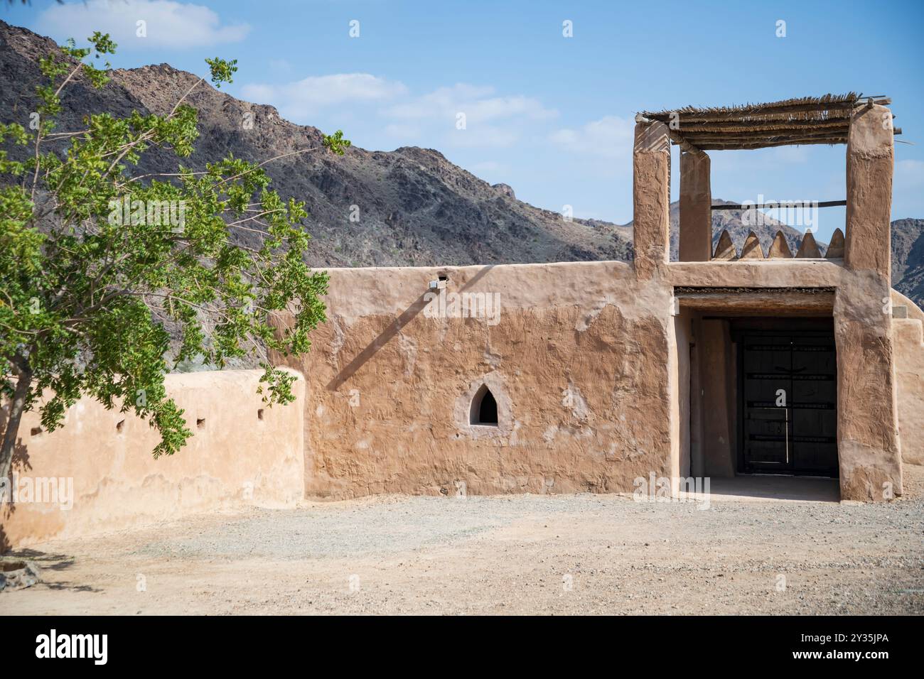 Inside the historic Al Hayl Fortress, constructed in 1930 in Al Hayl ...