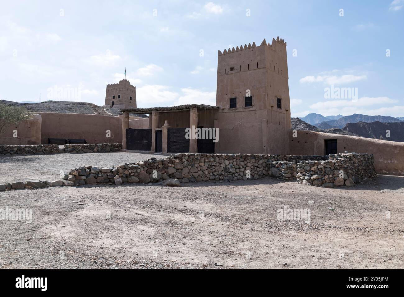 Inside the historic Al Hayl Fortress, constructed in 1930 in Al Hayl ...