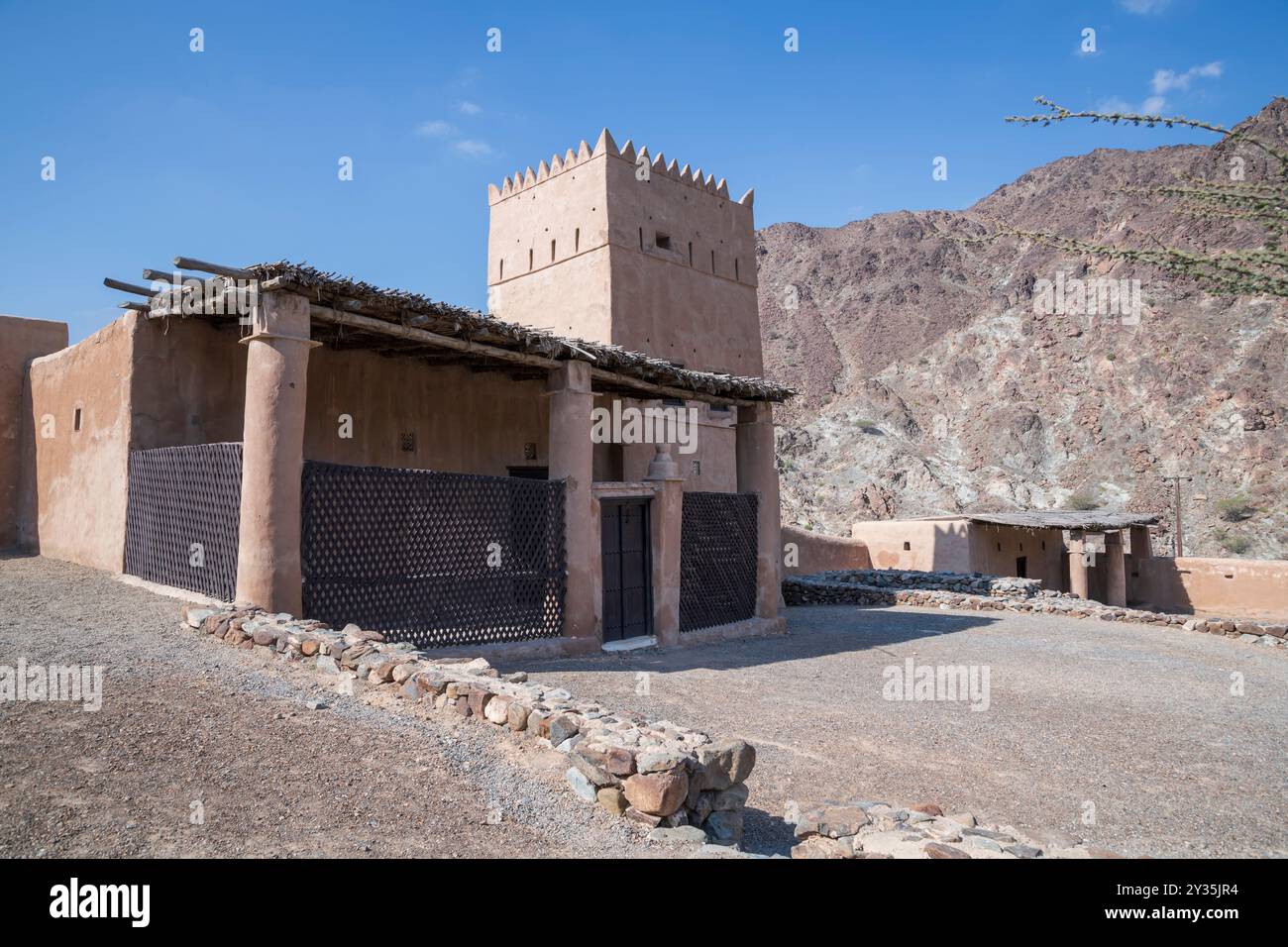 Inside the historic Al Hayl Fortress, constructed in 1930 in Al Hayl ...