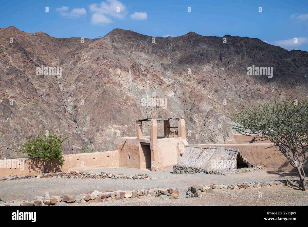 Historic Al Hayl Fortress, constructed in 1930, overlooks Al Hayl ...
