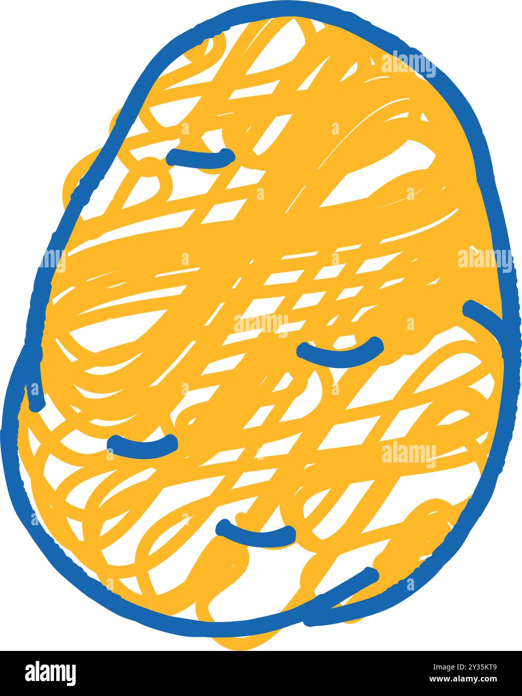potato tuber icon doodle illustration Stock Vector Image & Art - Alamy