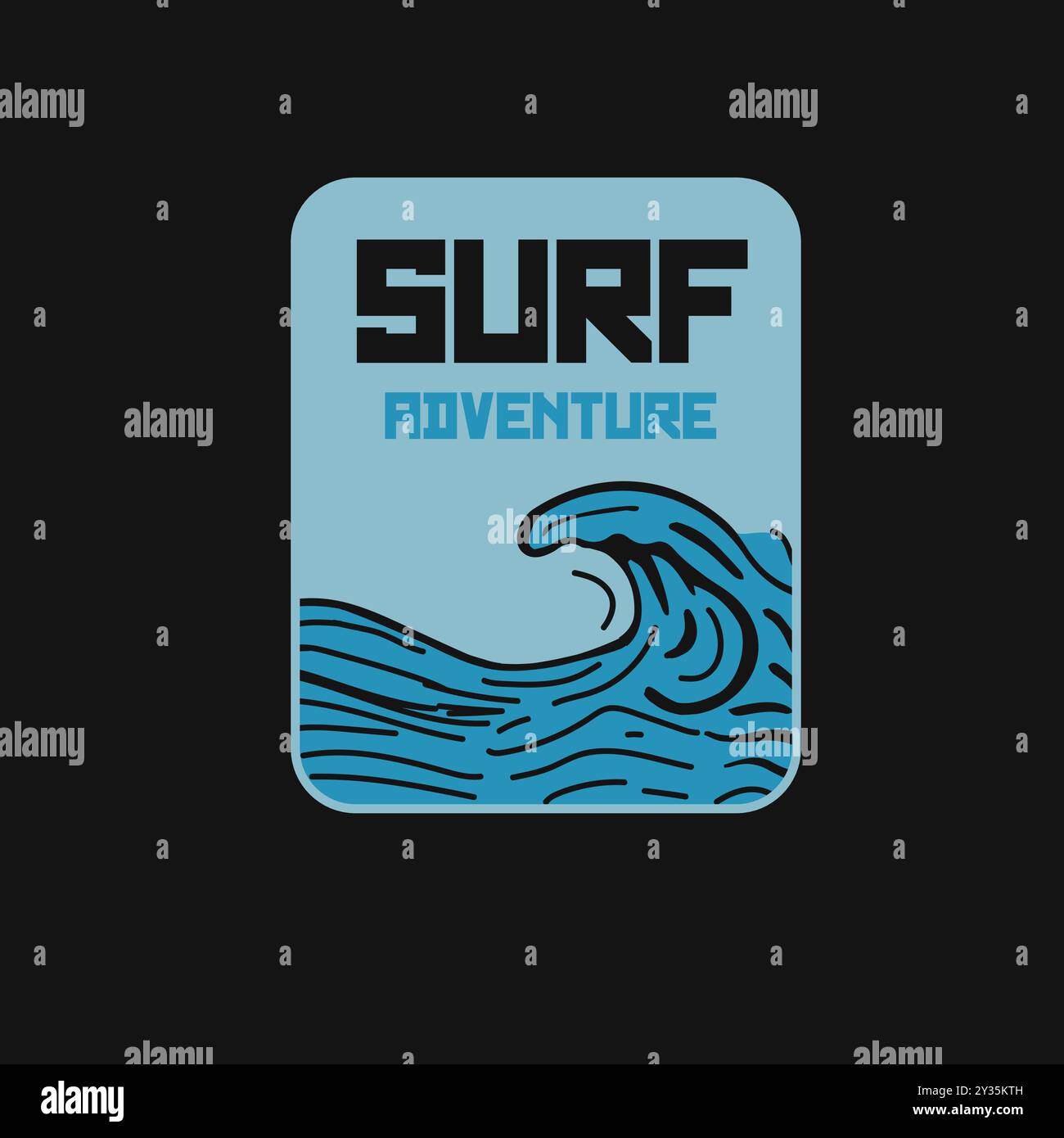 Adventure surf Stock Vector Images - Alamy