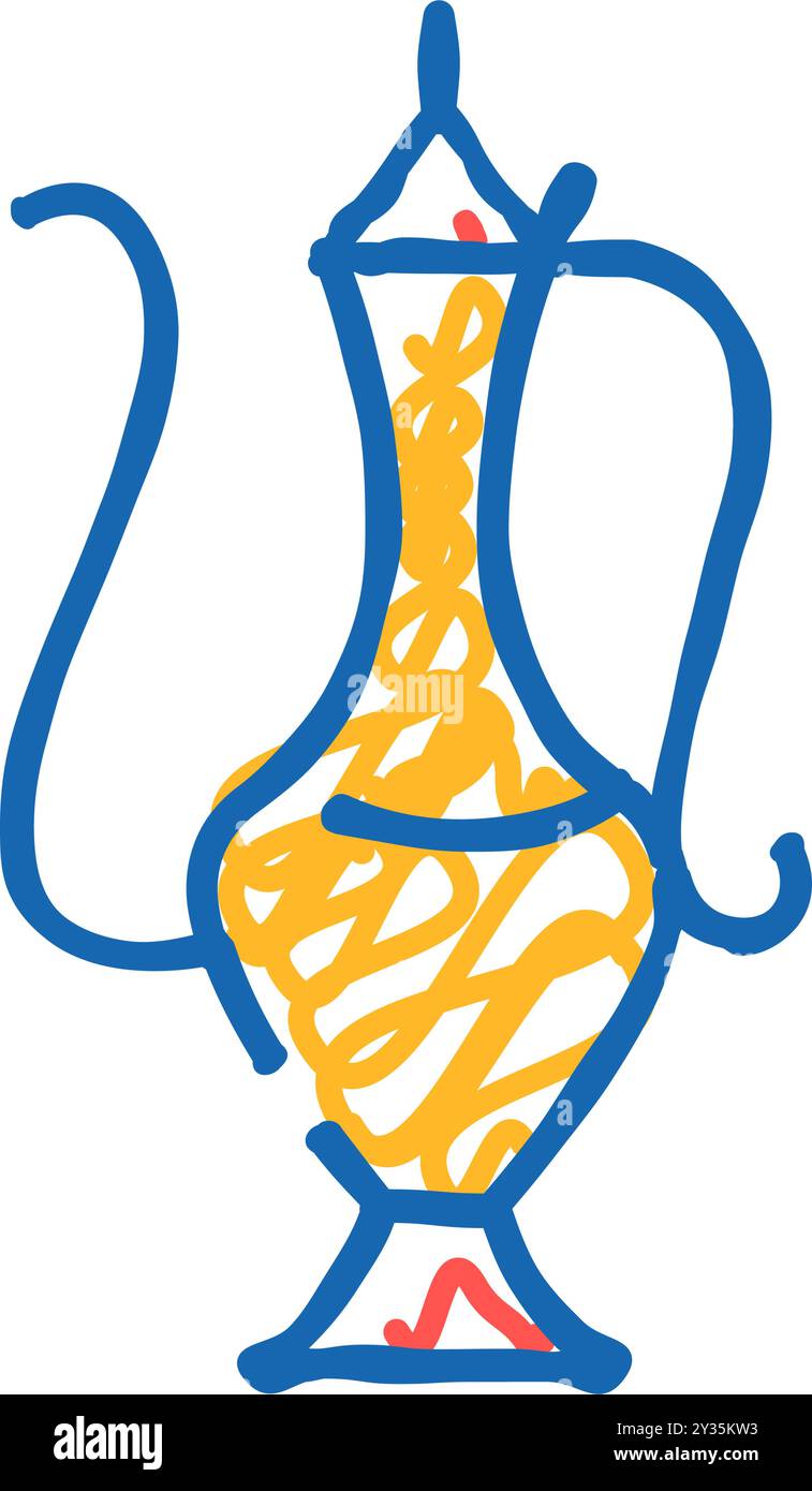 Ancient ornamental teapot Stock Vector Images - Alamy