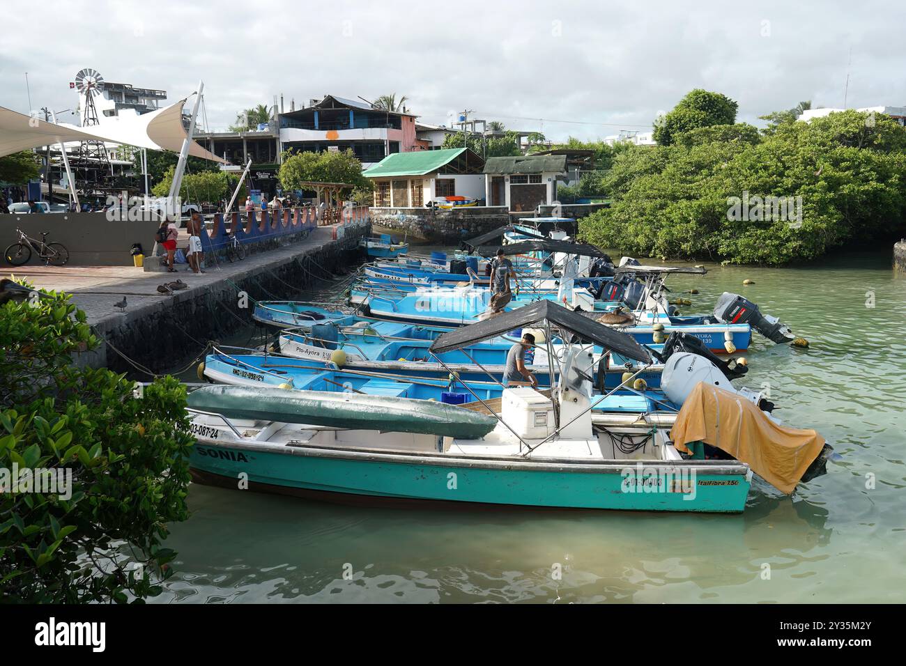 fishing boats, Muelle de Los Pescadores, Fisherman's Wharf, Puerto ...