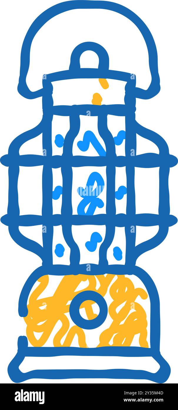 paraffin lamp icon doodle illustration Stock Vector Image & Art - Alamy