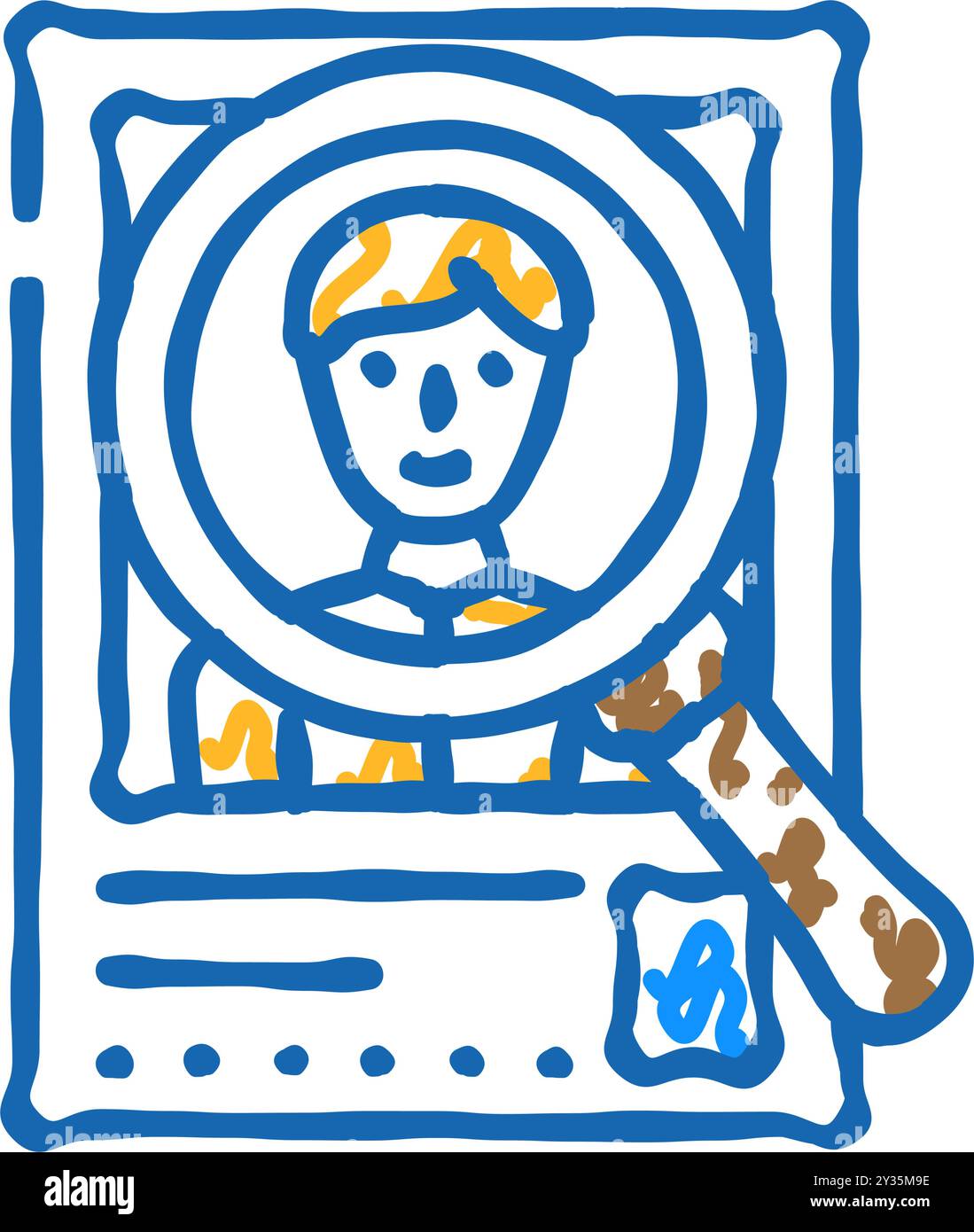 forward qualified lead icon doodle illustration Stock Vector Image ...