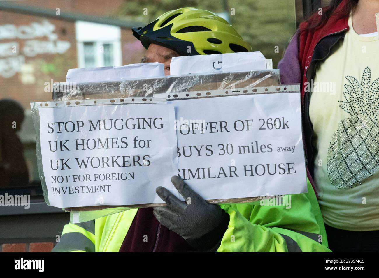 London, UK. 12 September, 2024. Residents of properties owned by ...
