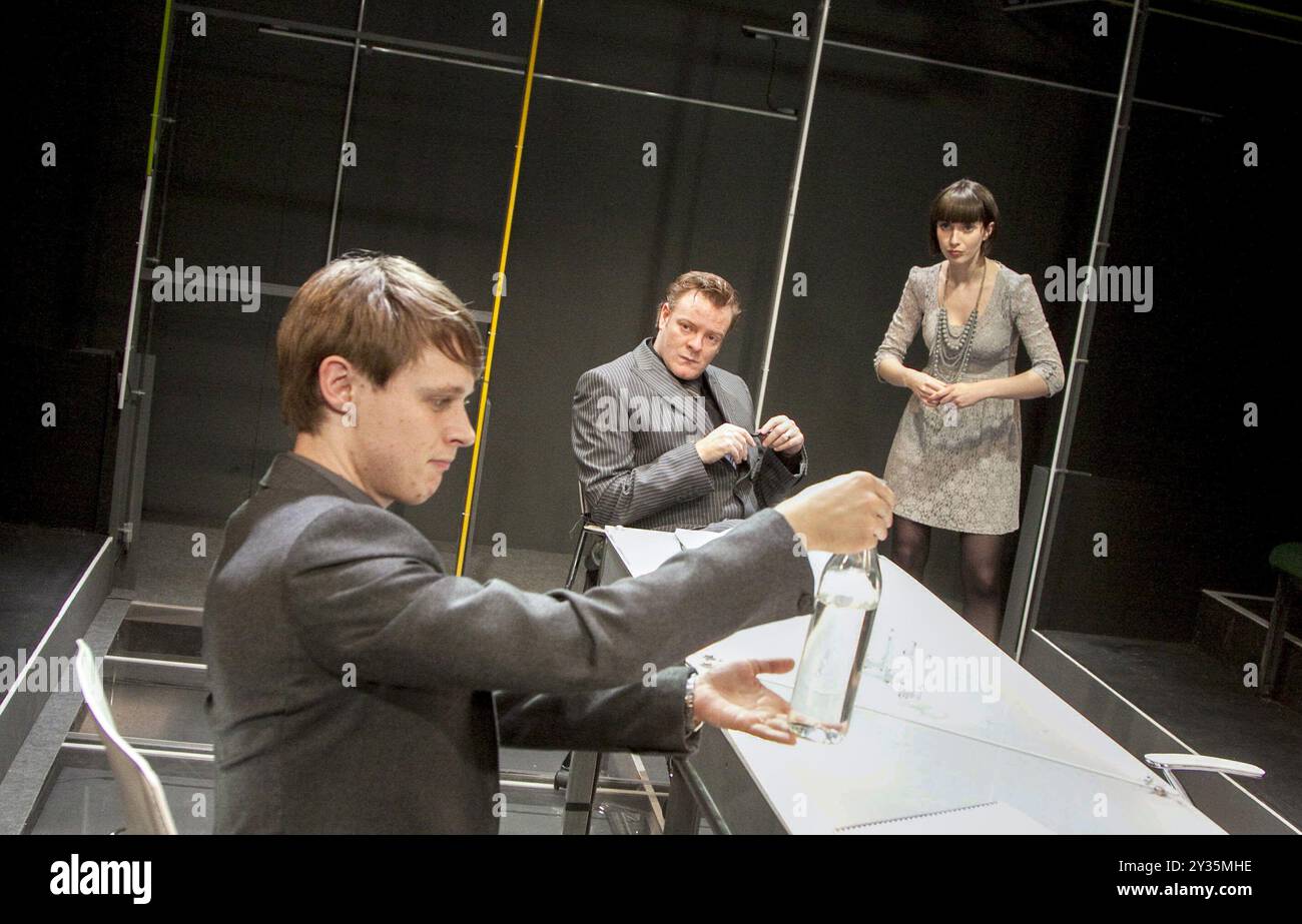 l-r: Samuel Barnett (Barney), Chris Larkin (Christopher), Kate O'Flynn ...