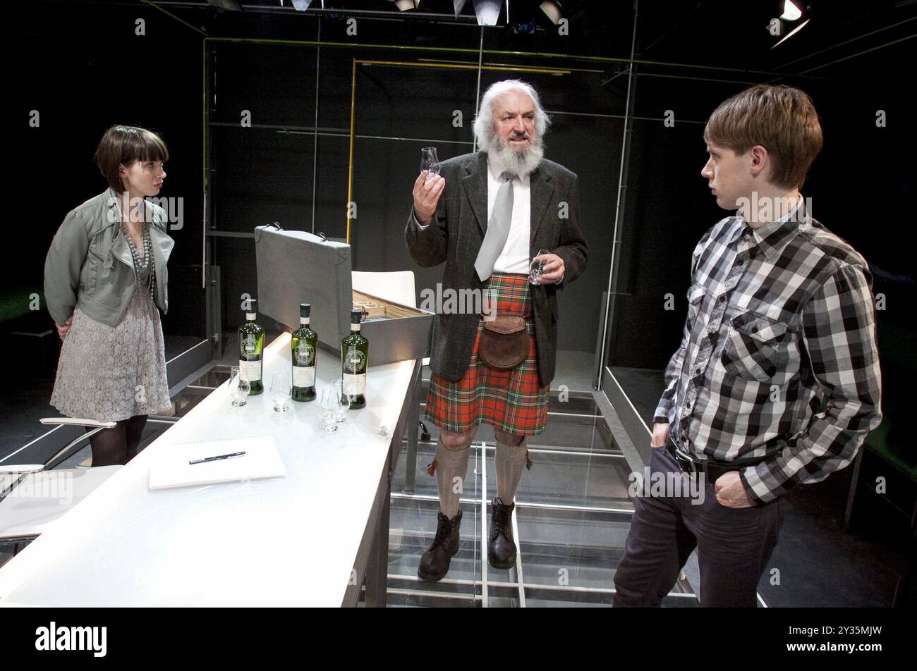 l-r: Kate O'Flynn (Nicola), John Stahl (The Whisky Taster), Samuel ...