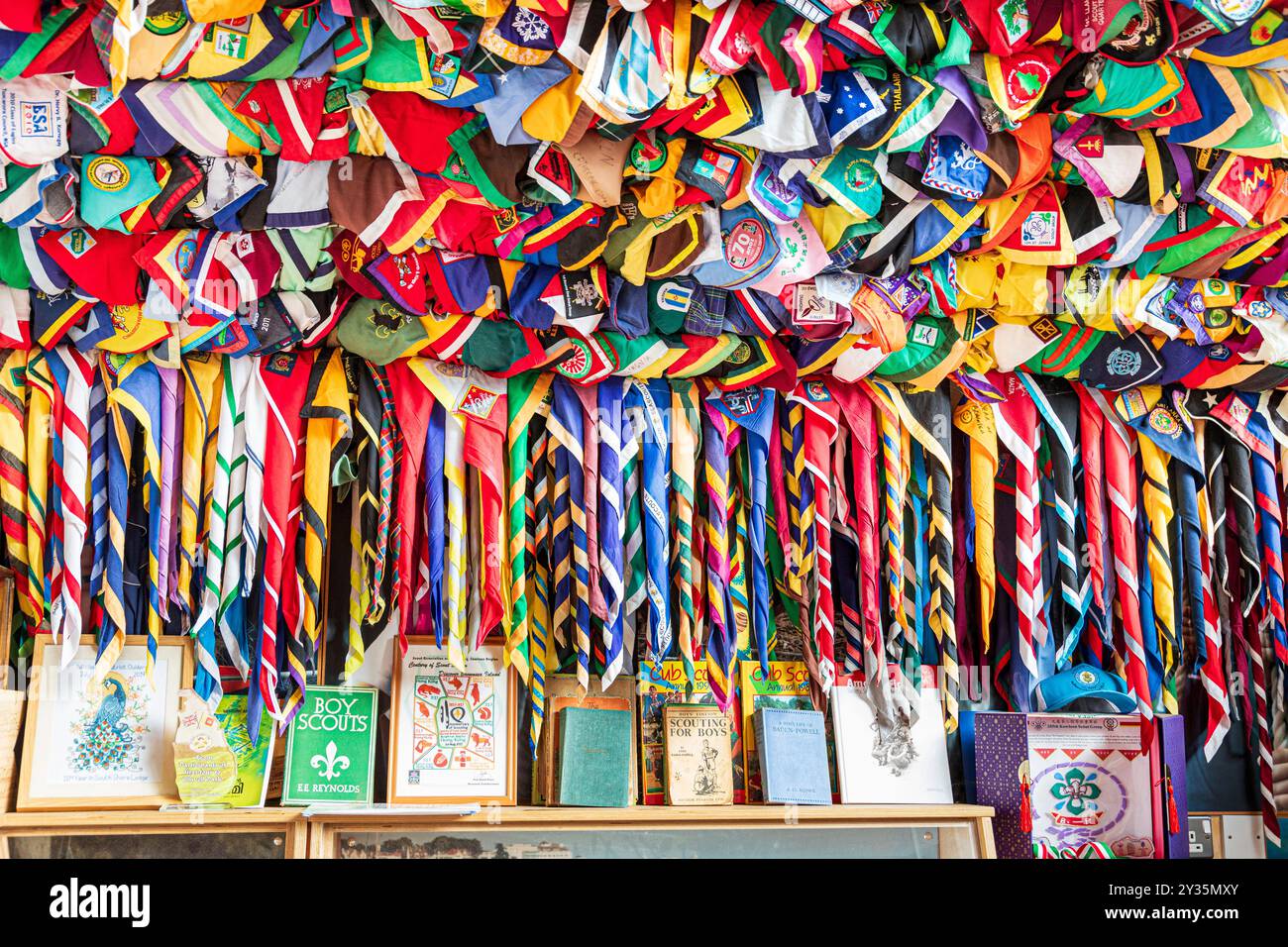 Donated national & international nerckerchiefs at the Scout & Guide ...