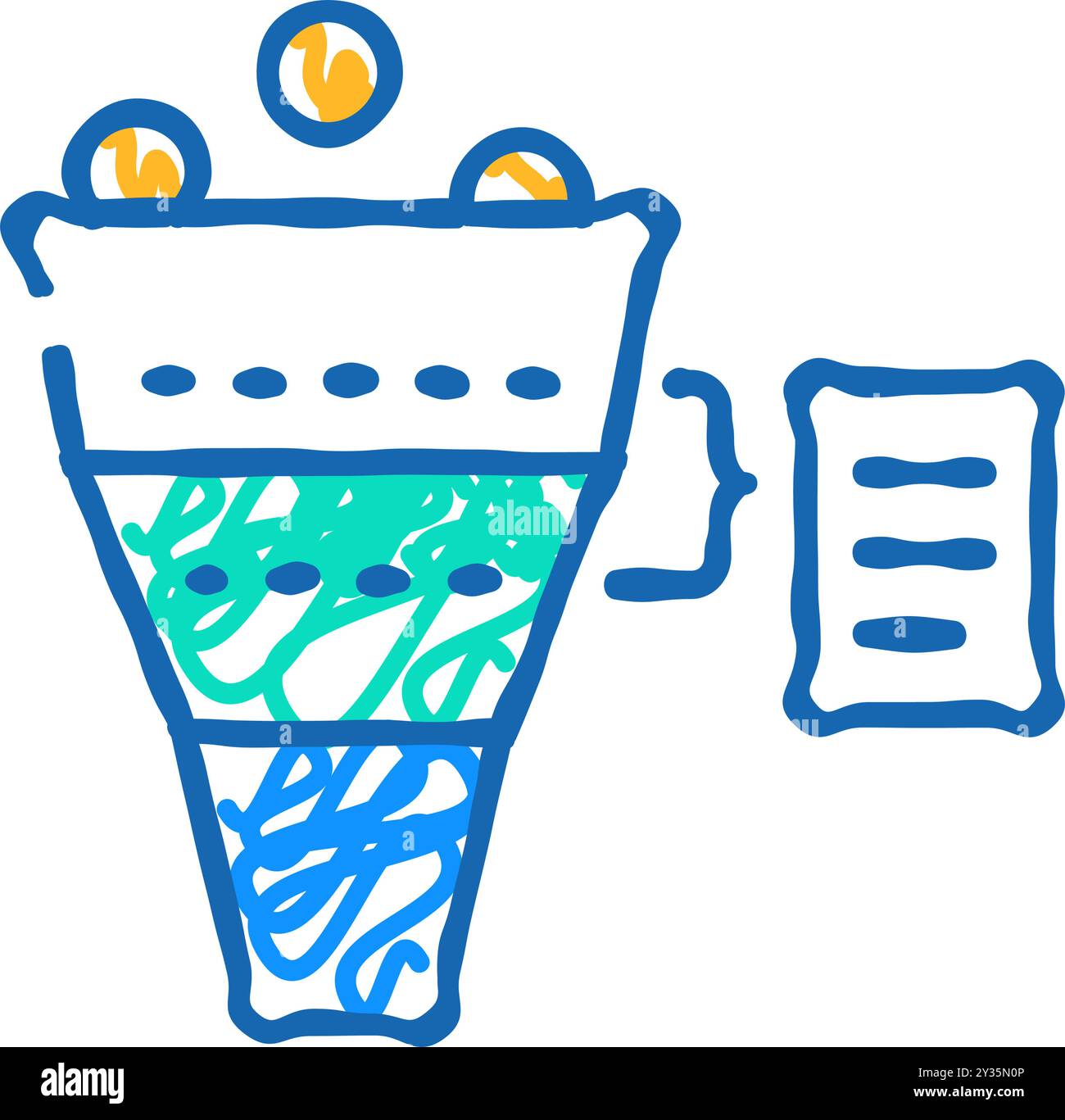 lead qualification icon doodle illustration Stock Vector Image & Art ...