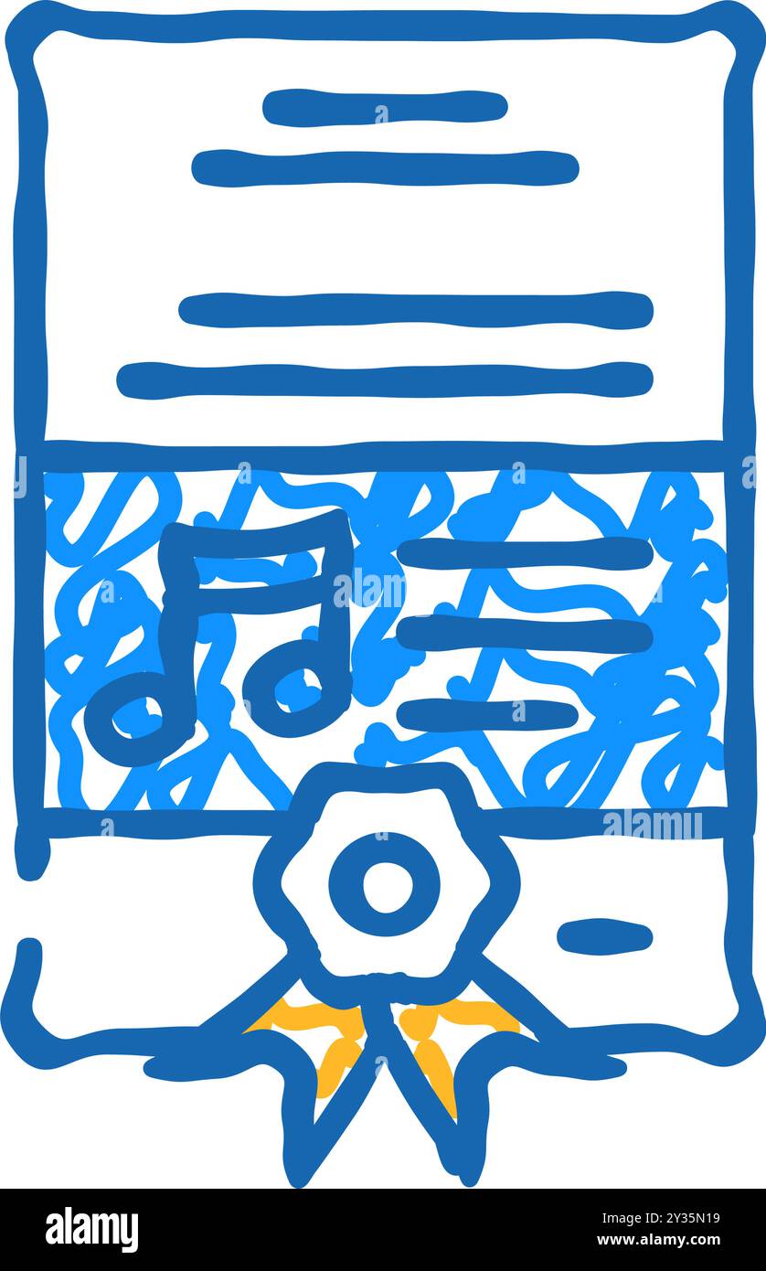 media assets icon doodle illustration Stock Vector Image & Art - Alamy