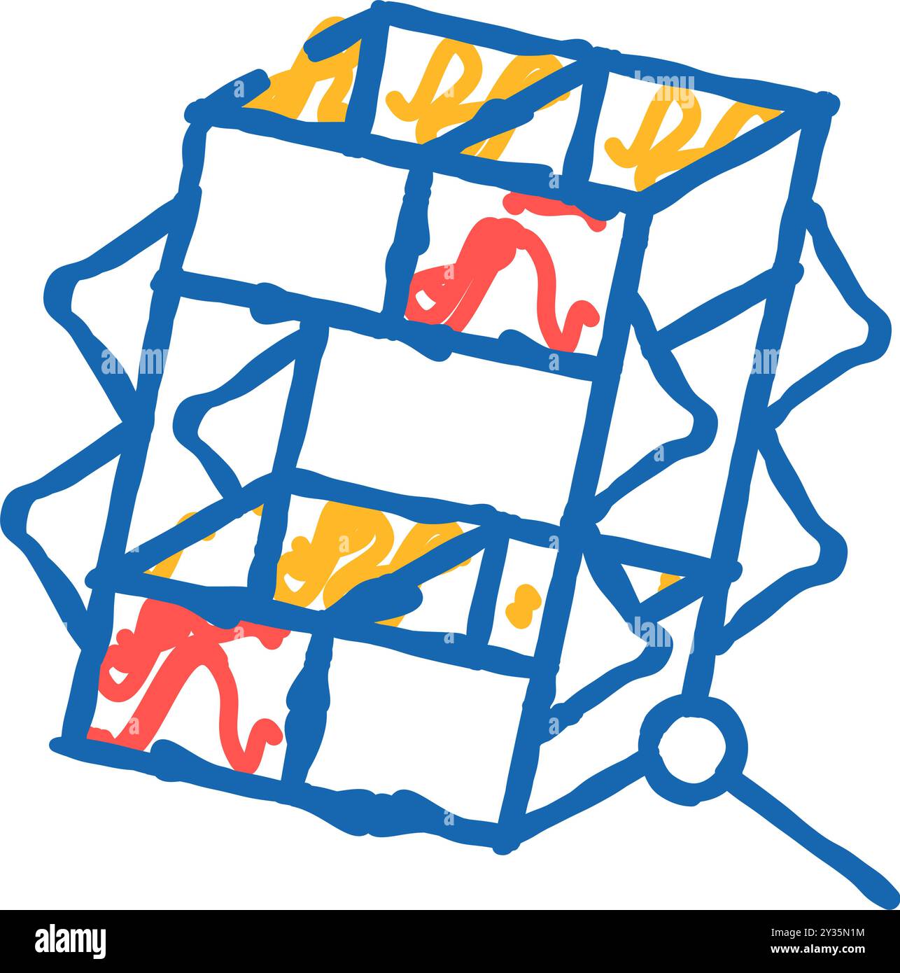 box kite icon doodle illustration Stock Vector Image & Art - Alamy