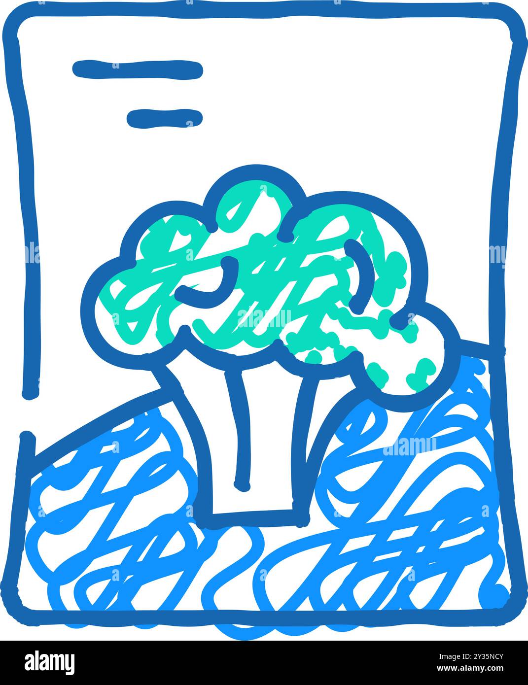 pack of broccoli icon doodle illustration Stock Vector Image & Art - Alamy