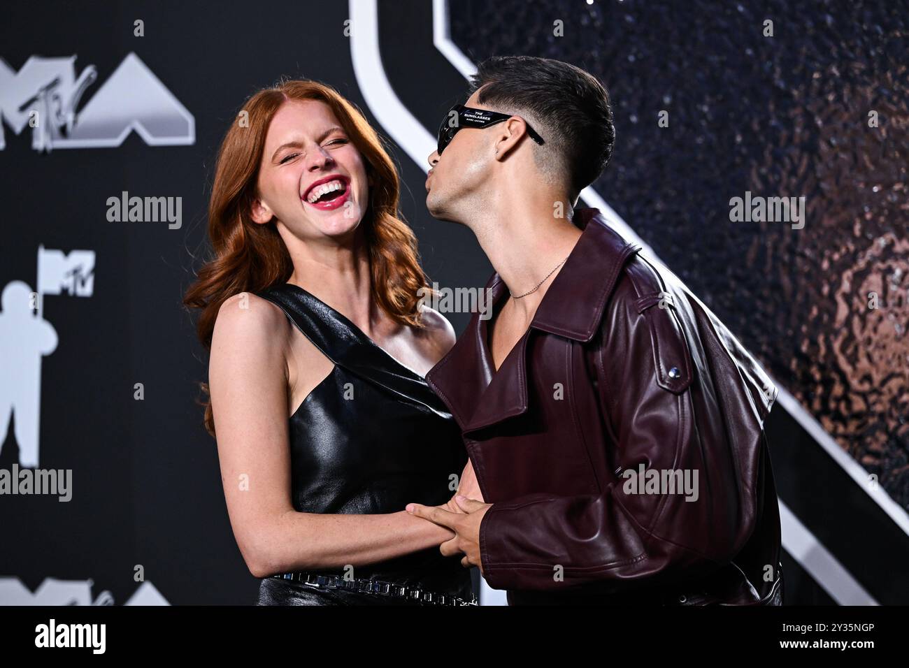 Elmont, USA. 11th Sep, 2024. Ashley Gill and Grant Gibbs walking on the ...