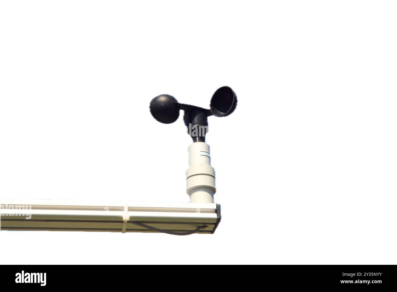 Small anemometer measure wind speed Cut Out Stock Images & Pictures - Alamy