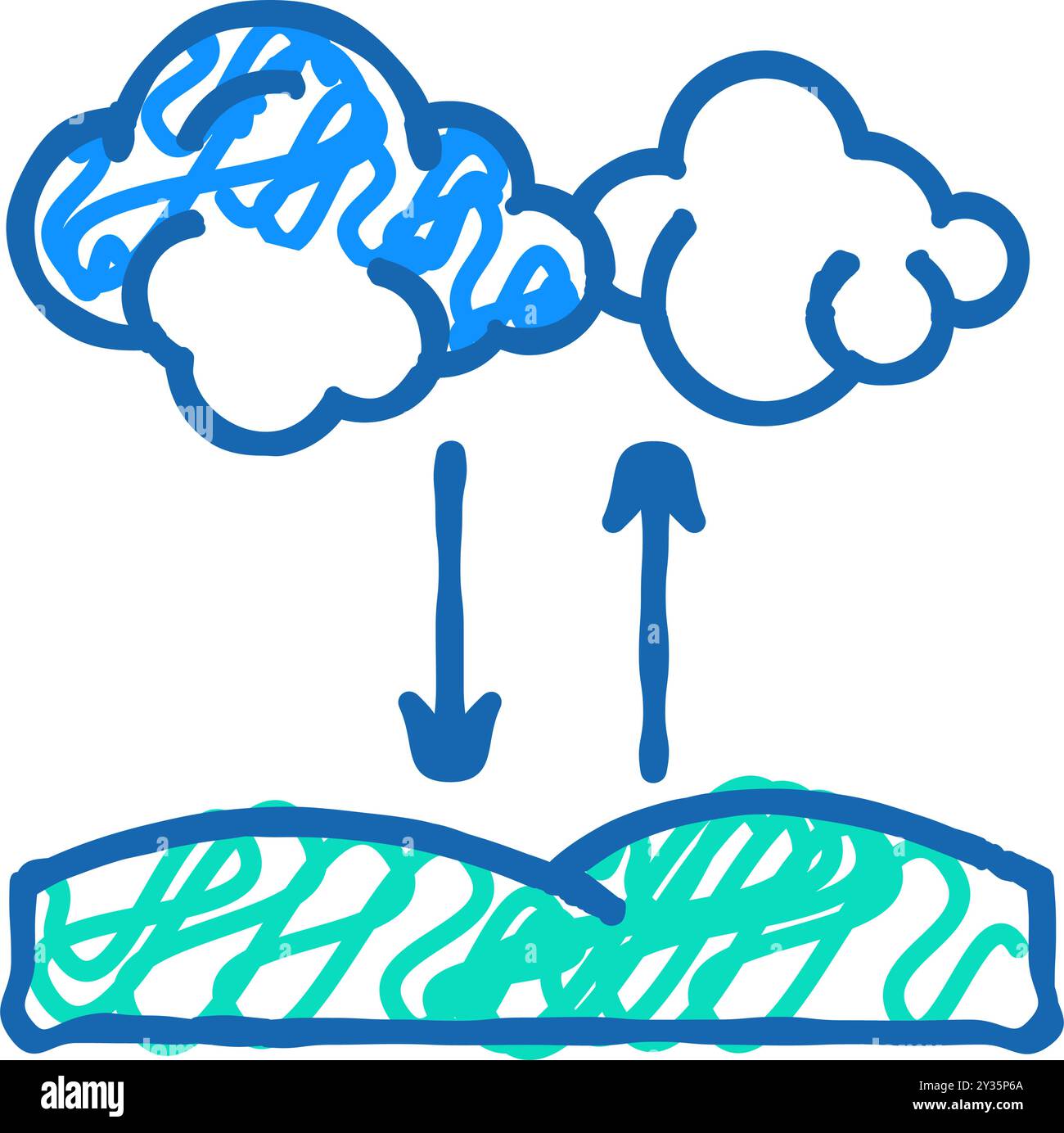 atmosphere pressure icon doodle illustration Stock Vector Image & Art ...