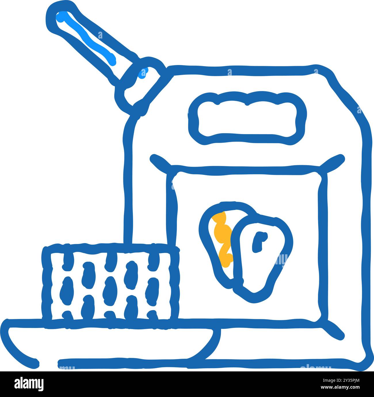 biofuel corn icon doodle illustration Stock Vector Image & Art - Alamy