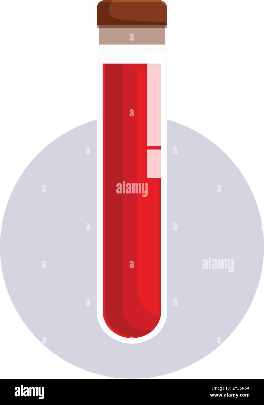 Blood microbiology vial Stock Vector Images - Alamy