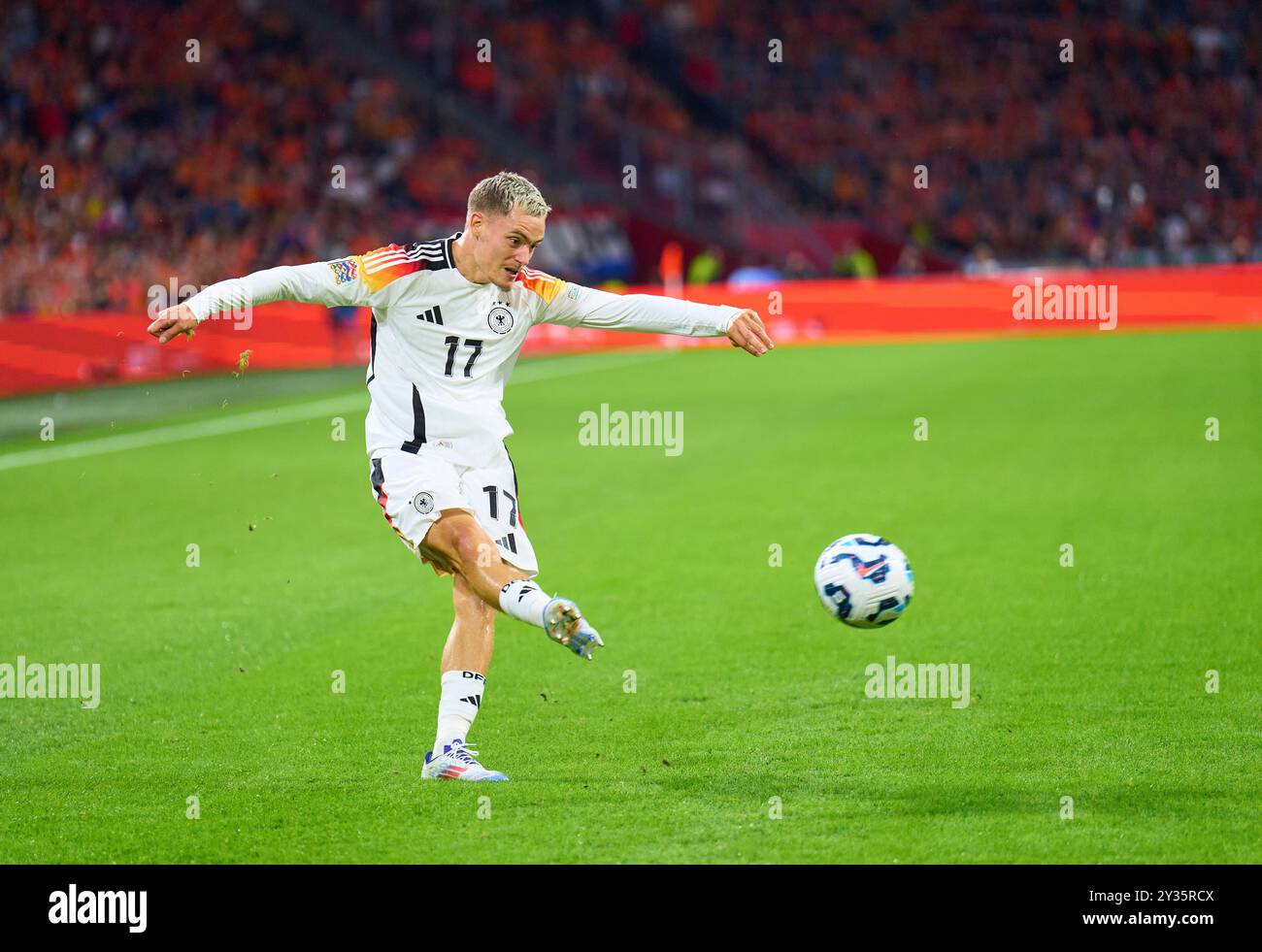 Florian Wirtz, Nr. 17 DFB in the UEFA Nations League 2024 match ...