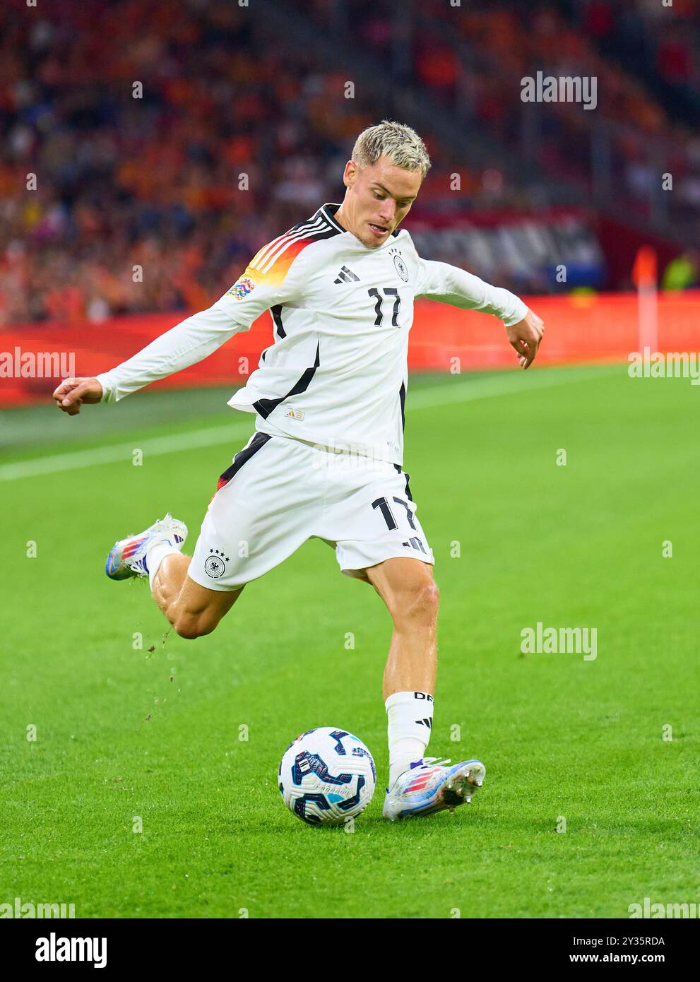 Florian Wirtz, Nr. 17 DFB in the UEFA Nations League 2024 match ...
