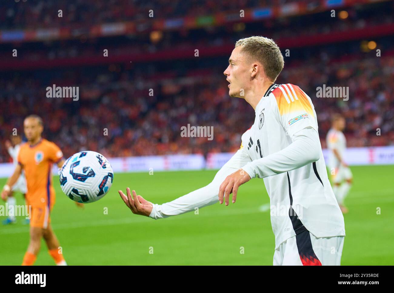 Florian Wirtz, Nr. 17 DFB in the UEFA Nations League 2024 match ...
