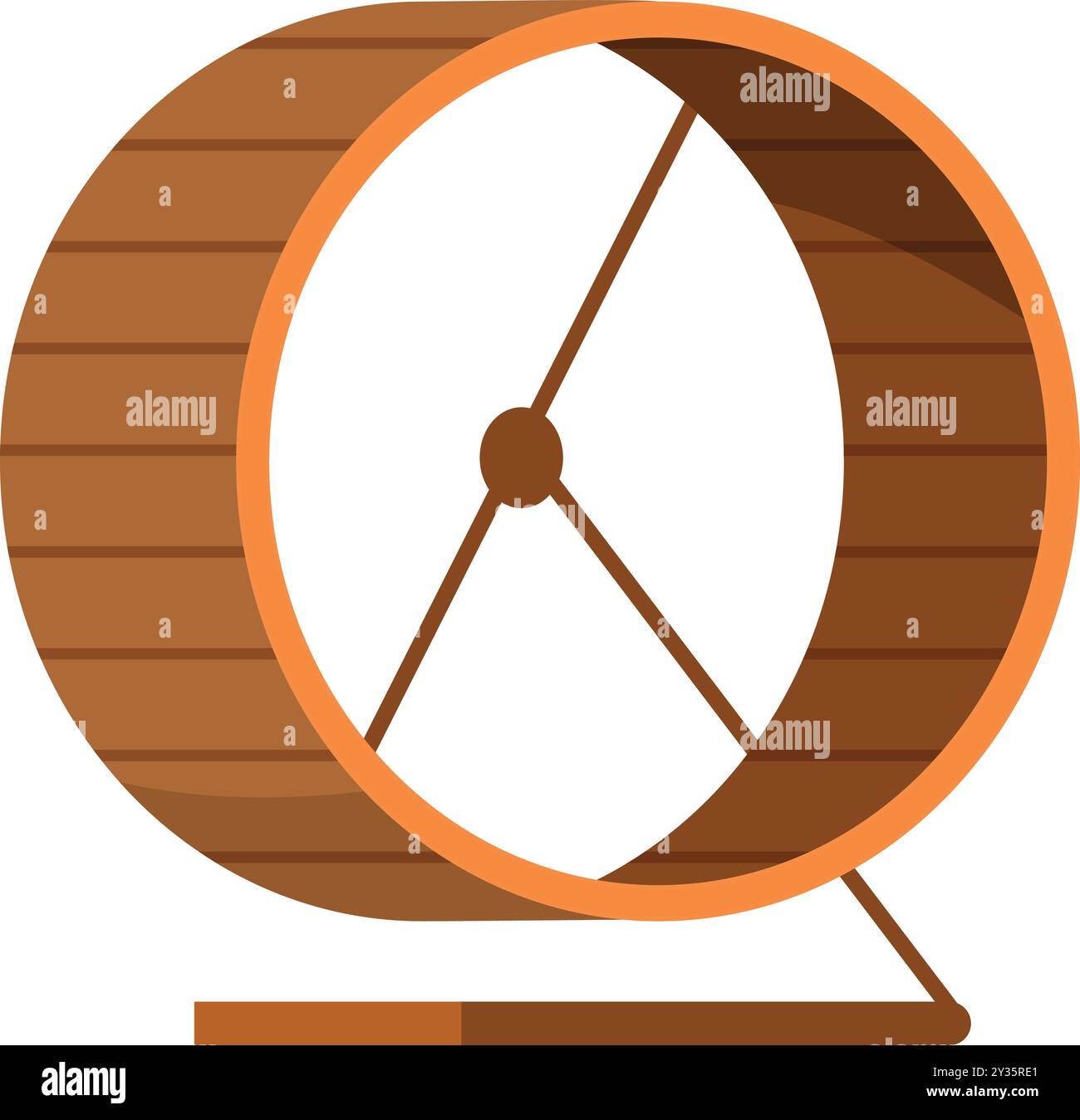 Rotating wooden wheel Stock Vector Images - Alamy