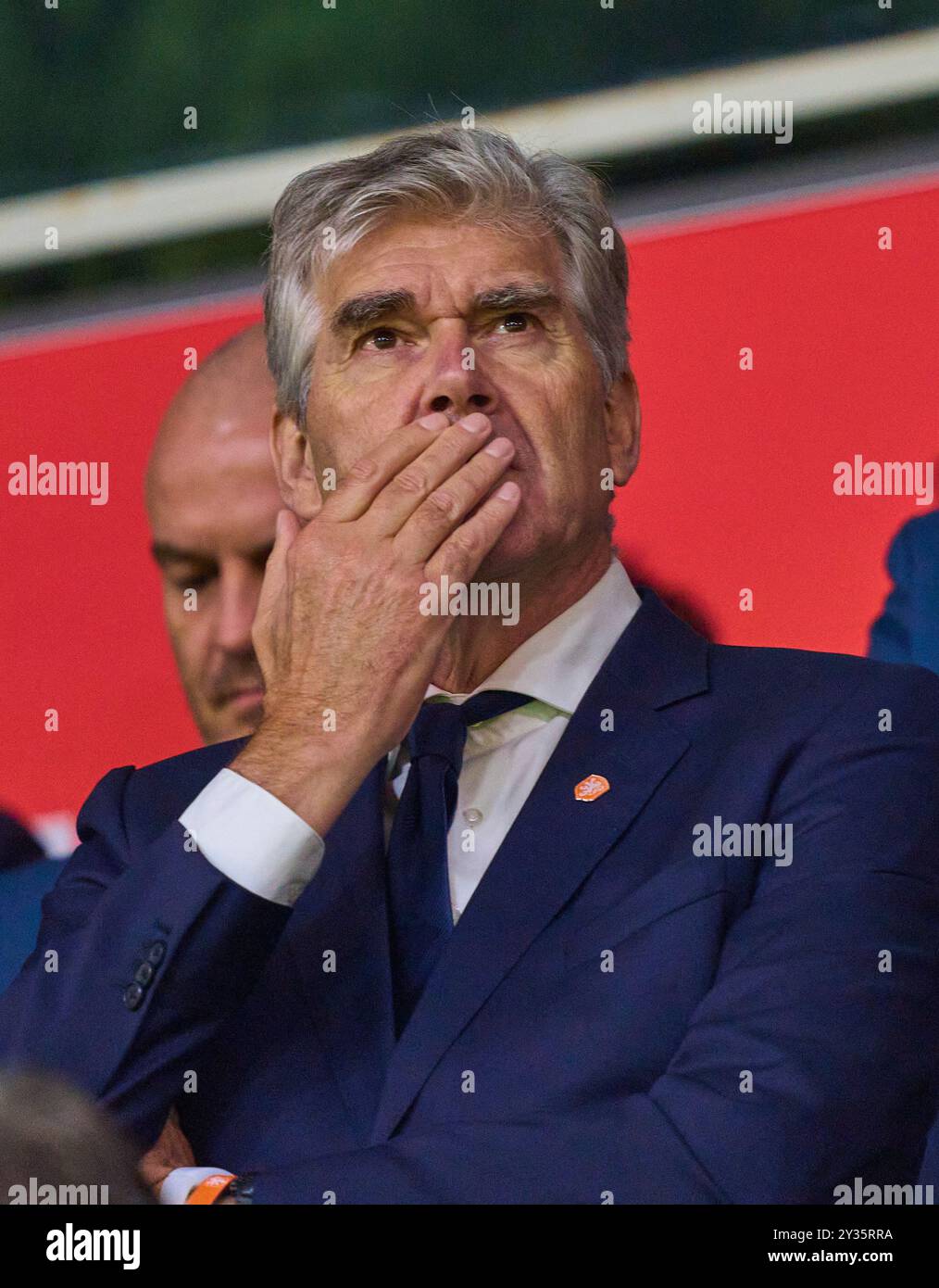 KNVB chairman Frank Paauw in the UEFA Nations League 2024 match ...